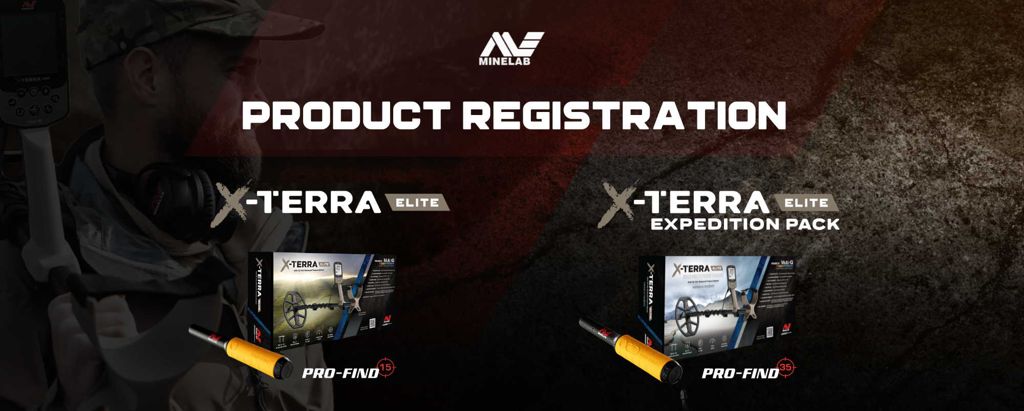 Minelab X-TERRA ELITE Registration • Minelab
